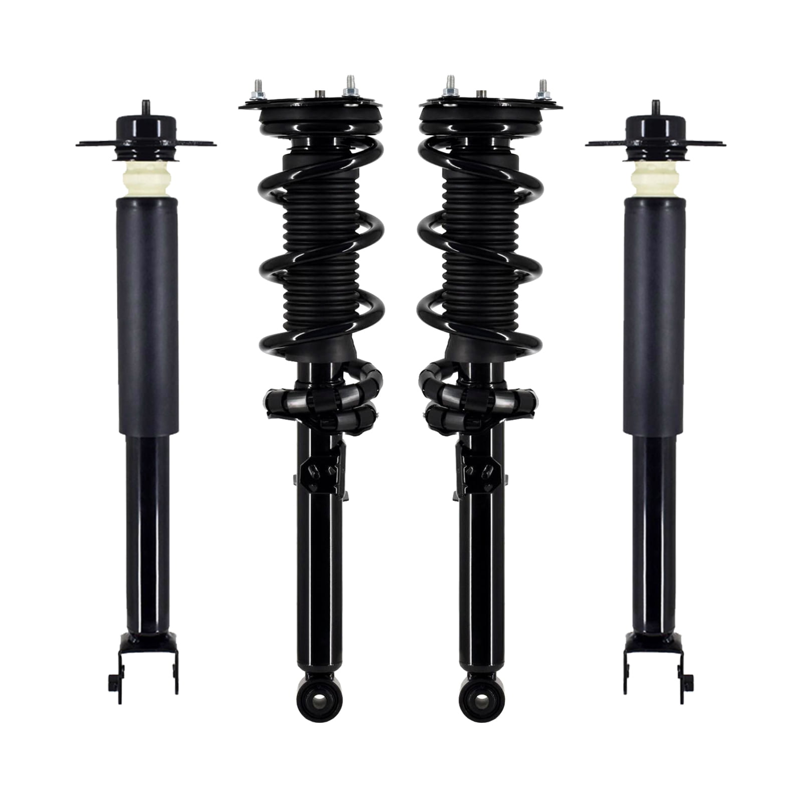 Set 4 Front Quick Complete Strut-Coil Spring-Rear Complete Shock For ...
