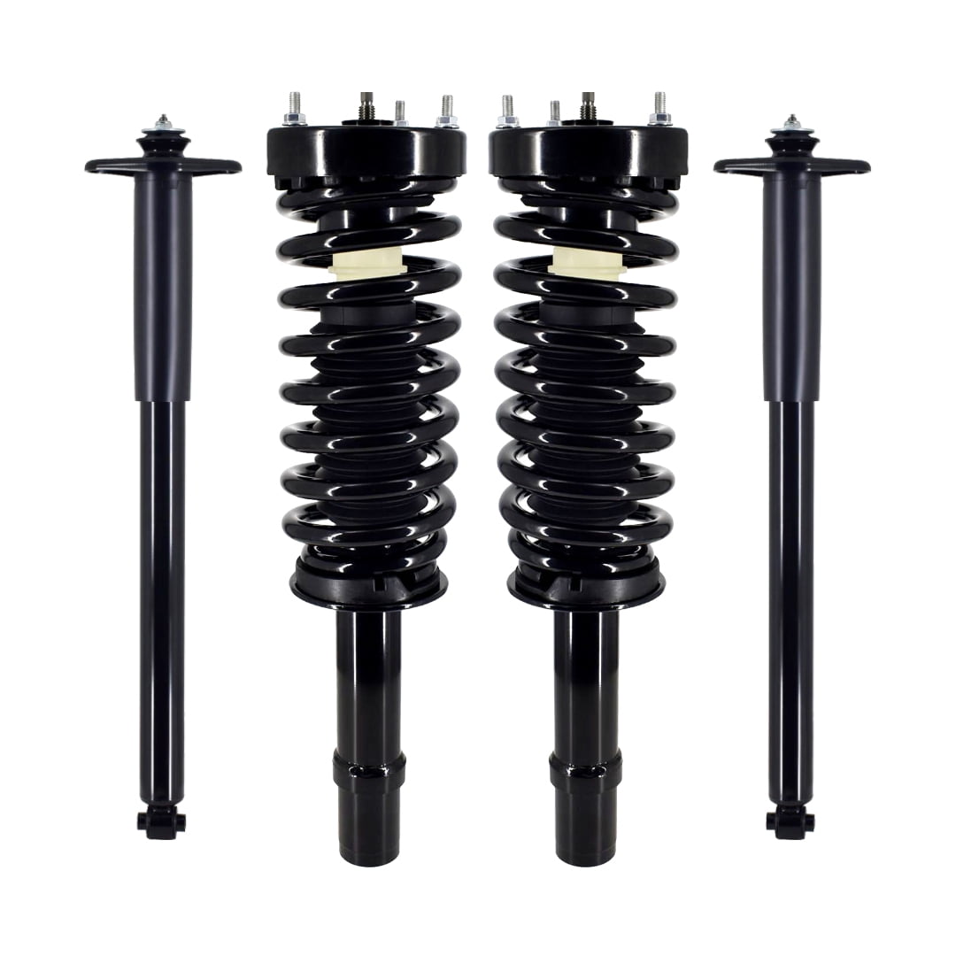 Set 4 Front Quick Complete Strut-Coil Spring-Rear Complete Shock Kit ...