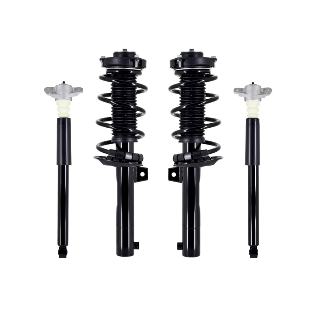 Set 4 Front Quick Complete Strut-Coil Spring-Rear Complete Shock Kit ...