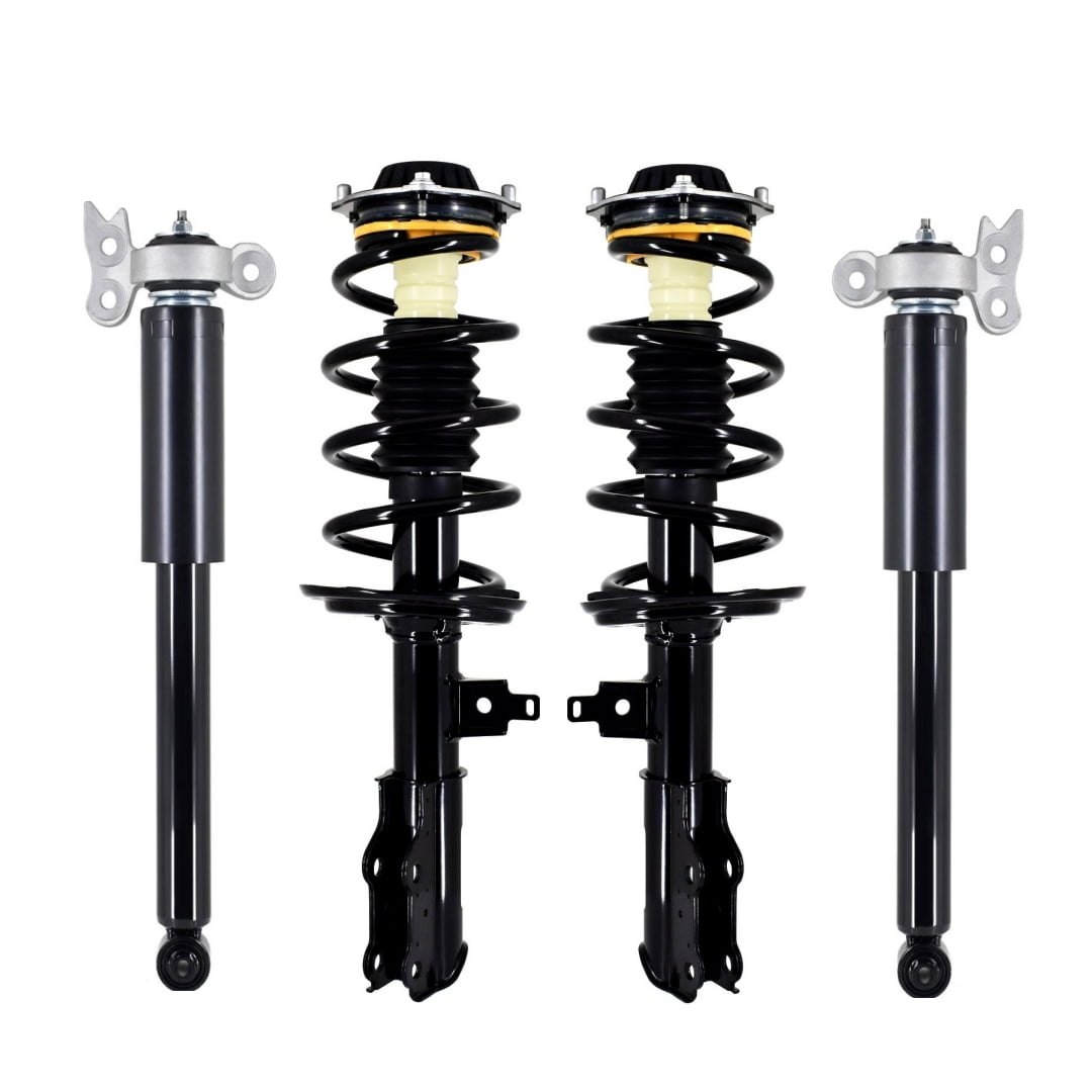 Set 4 Front Quick Complete Strut-Coil Spring-Rear Complete Shock Kit ...