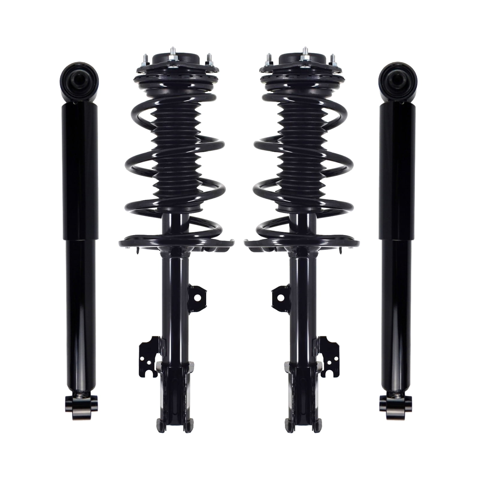 Set 4 Front Quick Complete Strut-Coil Spring-Rear Shock For 2014-2016 ...