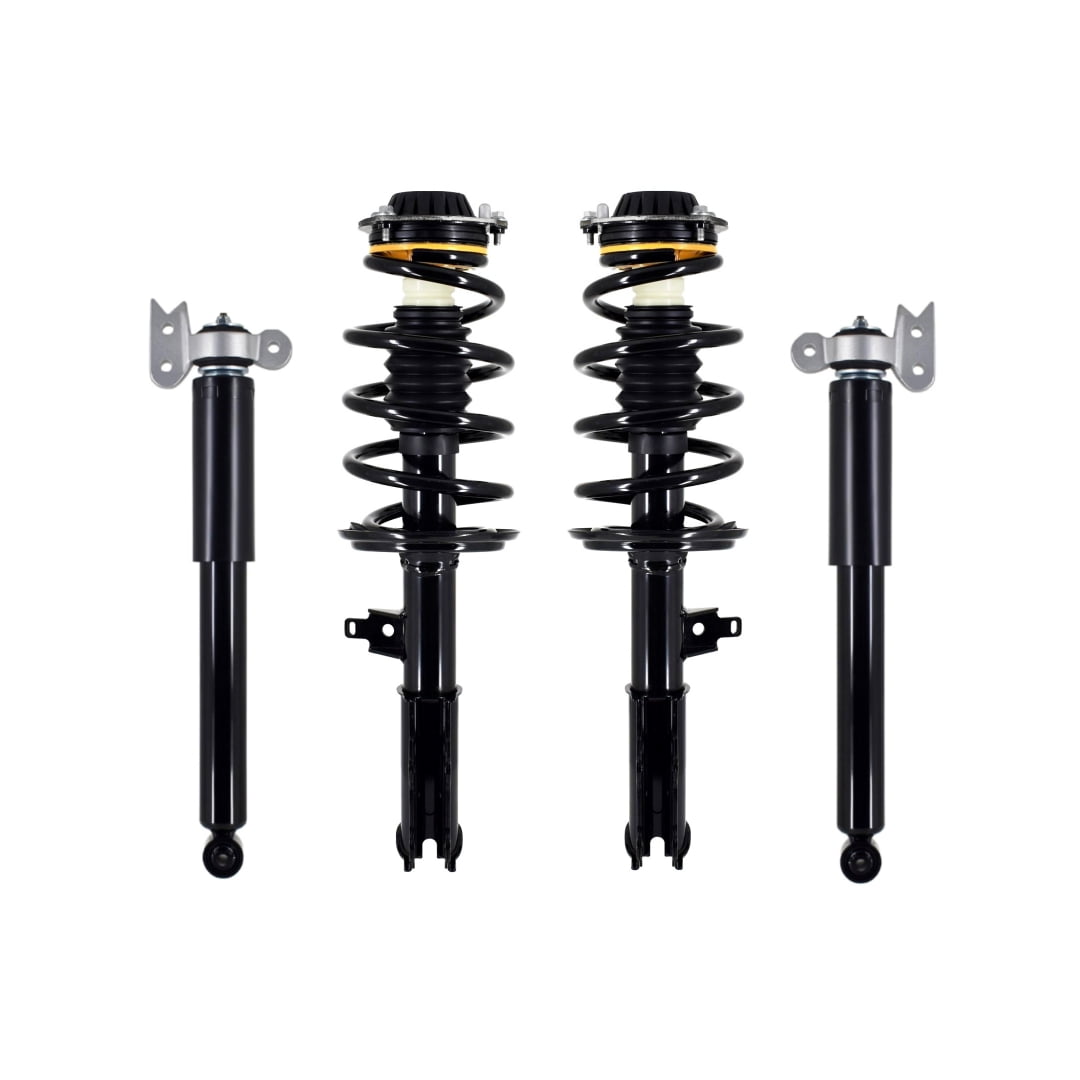 Set 4 Front Quick Complete Strut Coil Spring Rear Shock Kit For 2018