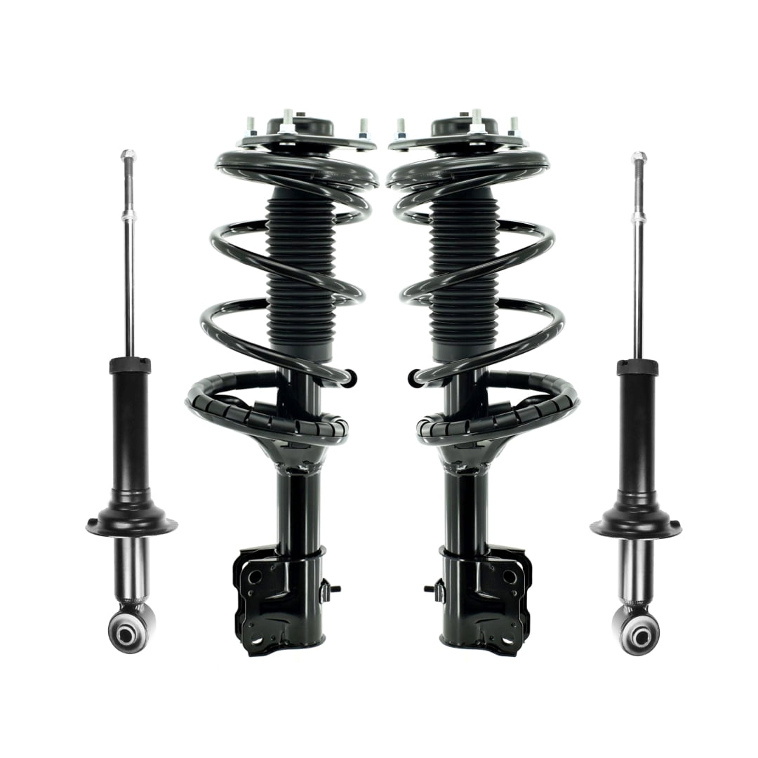 Set 4 Front Quick Complete Strut Coil Spring Rear Strut For 2004