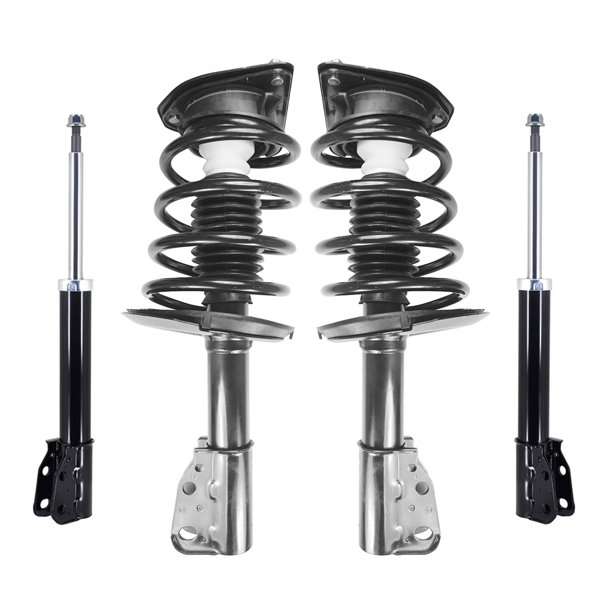 Set 4 Front Quick Strut Coil Spring Rear Strut For 1990 1991 Oldsmobile
