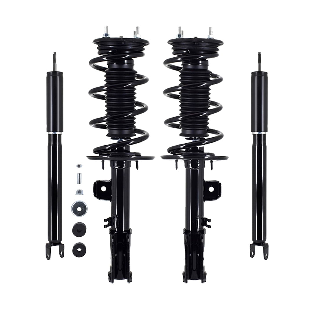Set of 4 Front Quick Complete Strut-Coil Spring-Rear Shock For 2013 ...