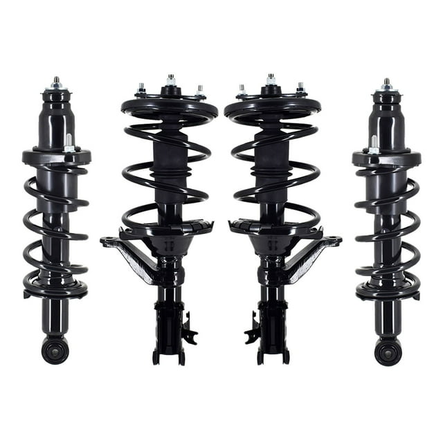 Set 4 Front Rear Quick Complete Strut Coil Spring For 2001 2002 Honda