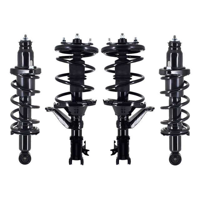 Set 4 Front Rear Quick Complete Strut Coil Spring For 2001 2002 Honda