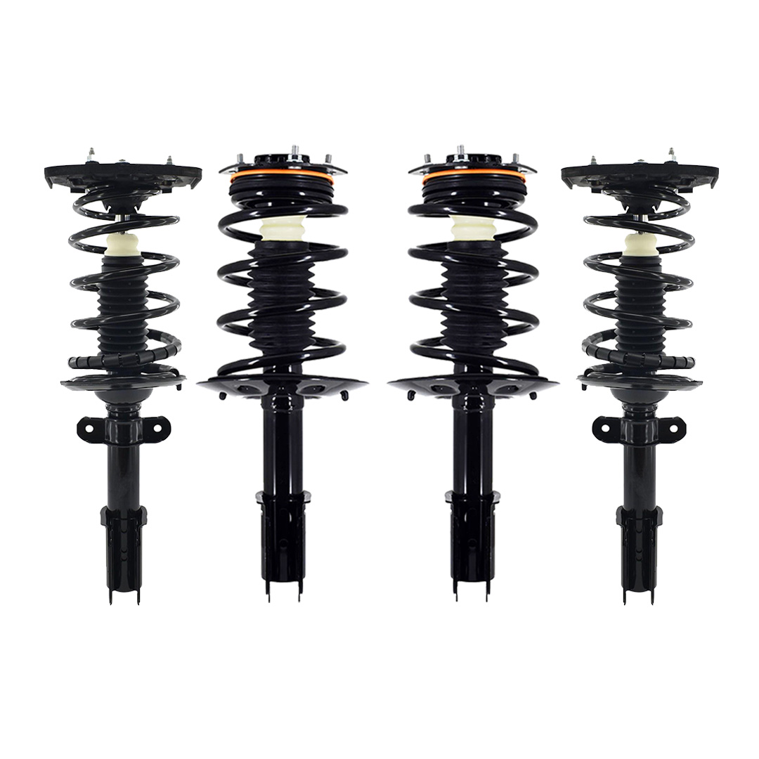 Set 4 Front Rear Quick Complete Strut Coil Spring For 2005 2009 Buick