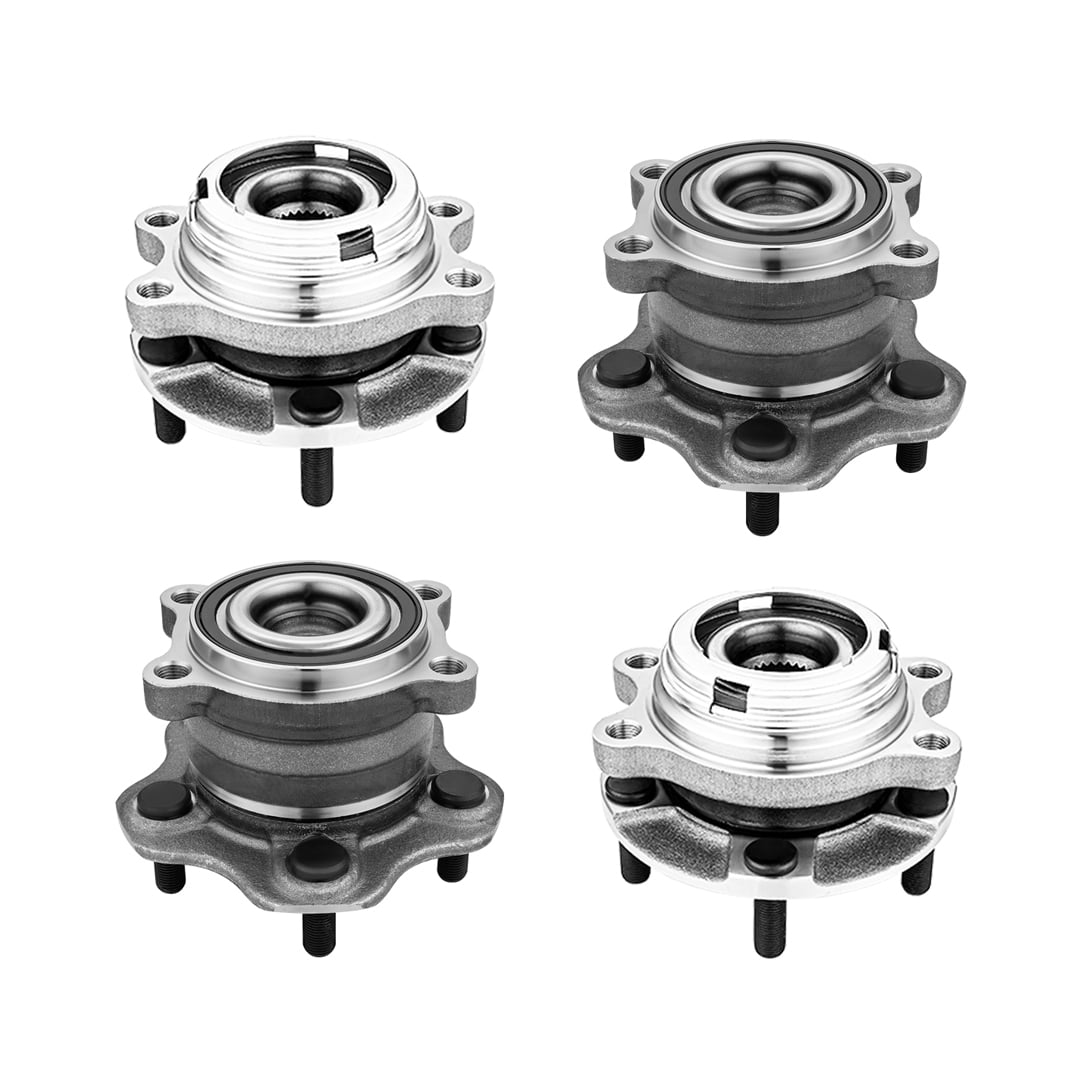 Set 4 Front-Rear Wheel Hub Bearing Assembly For 2007-2012 Nissan Altima ...