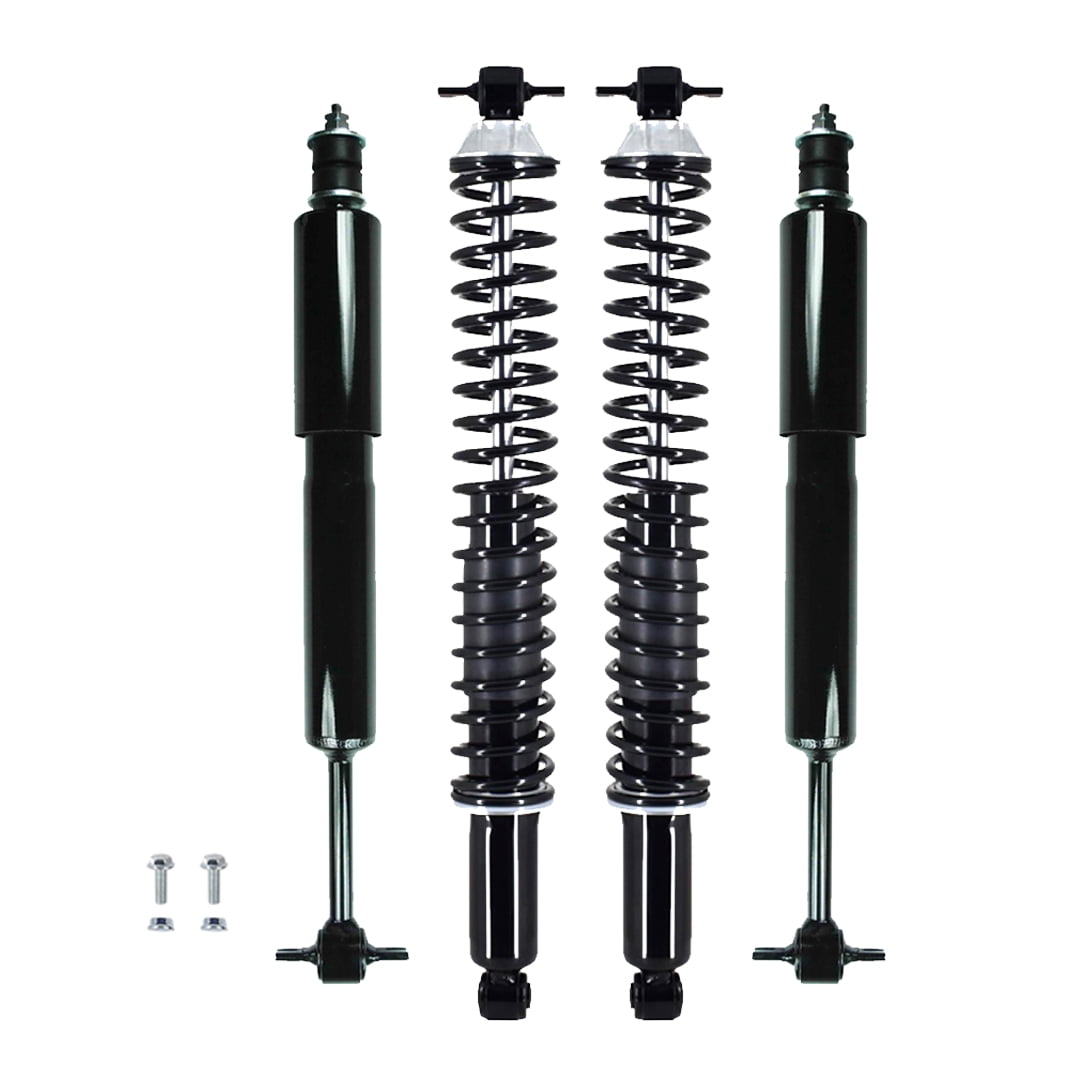 Set 4 Front Shock-Rear Complete Shock Absorber Kit For 1995-2001 Ford ...