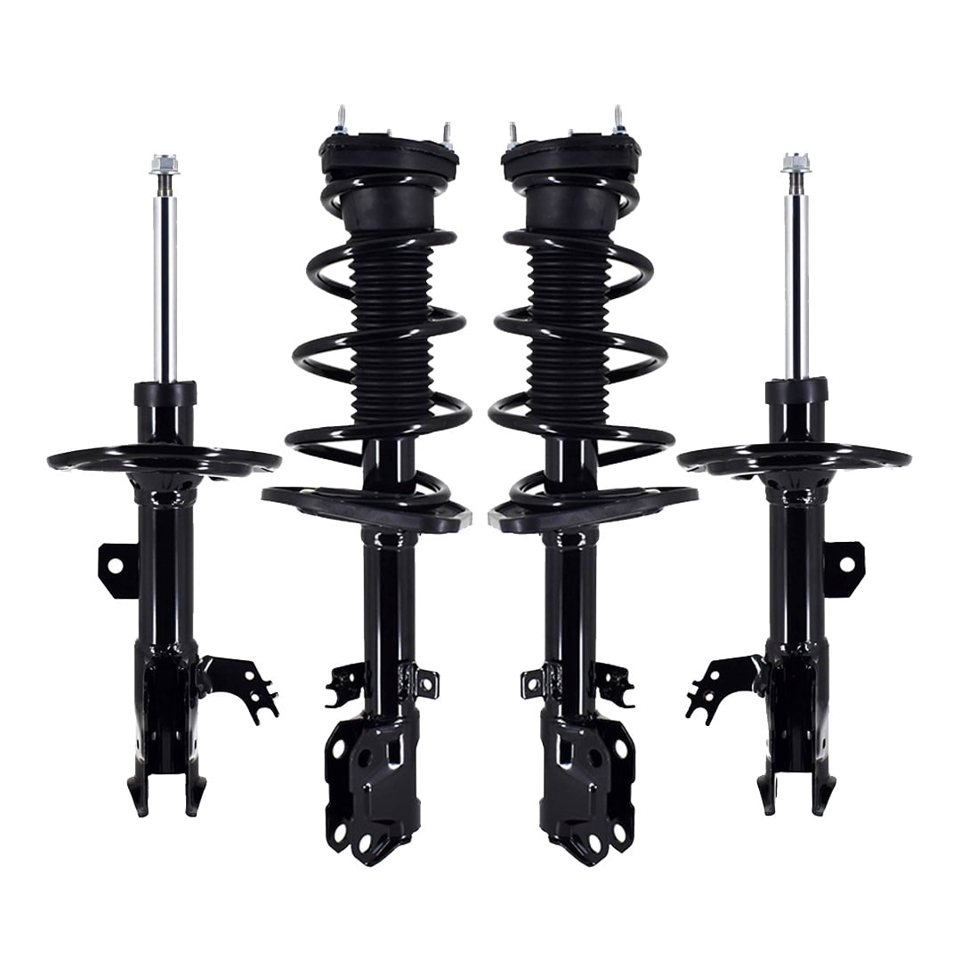 PM Auto Set of 4 Front & Rear Complete Struts for 2012-2017 Toyota ...