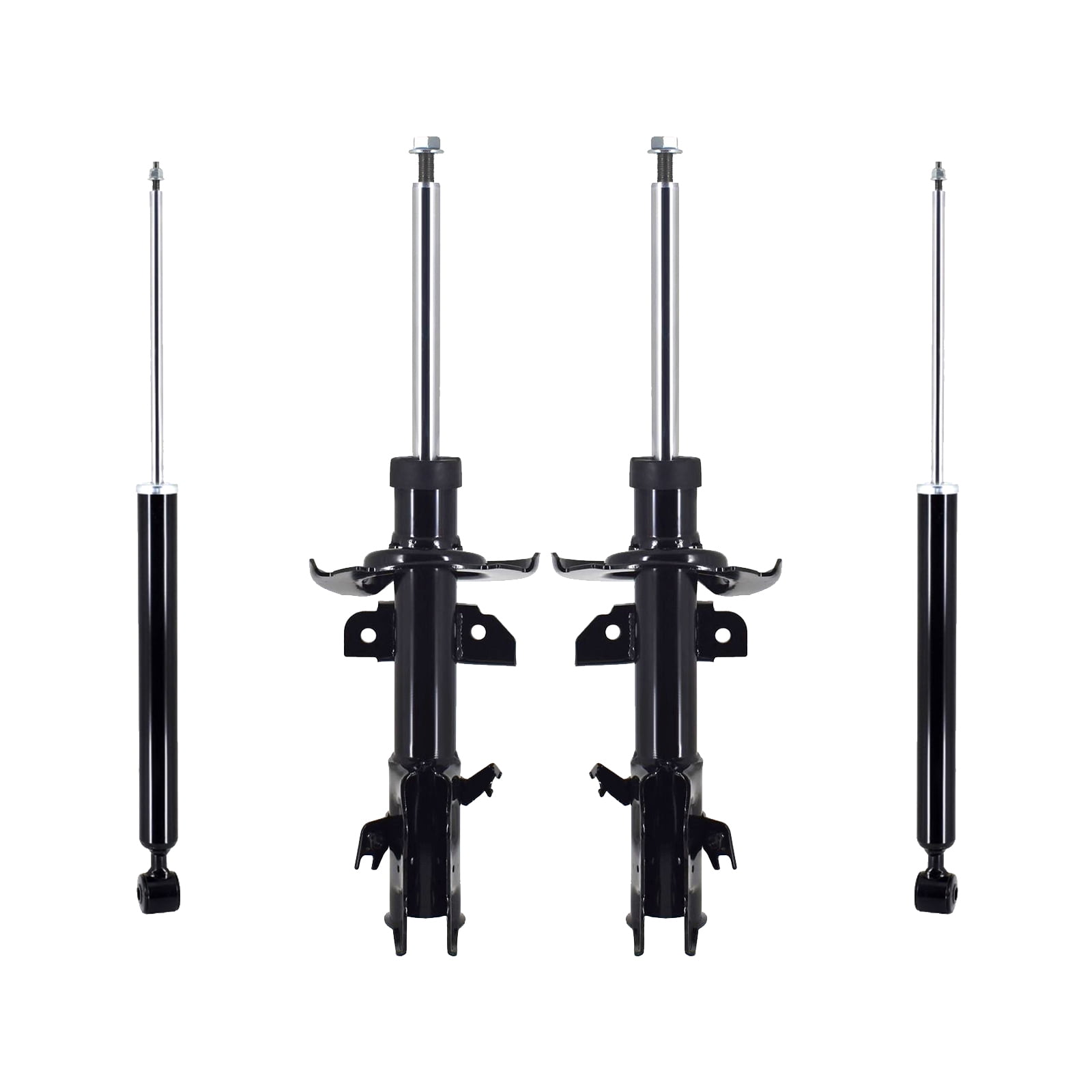 Set 4 Front Suspension Strut Assembly-Rear Shock Absorber For 2011-2014 ...