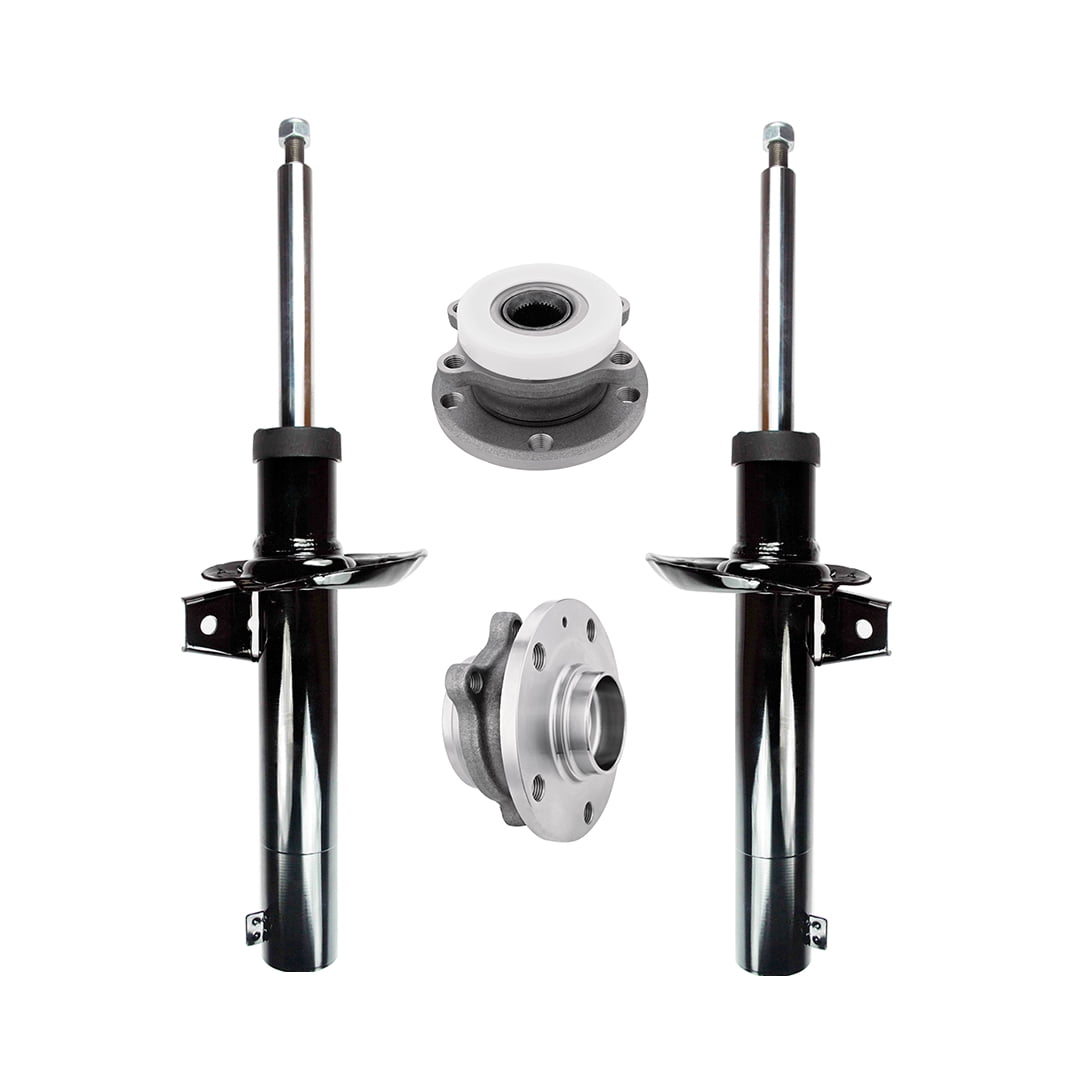 Set 4 Front Suspension Strut-Wheel Hub Bearing For 2012 2013 Volkswagen ...