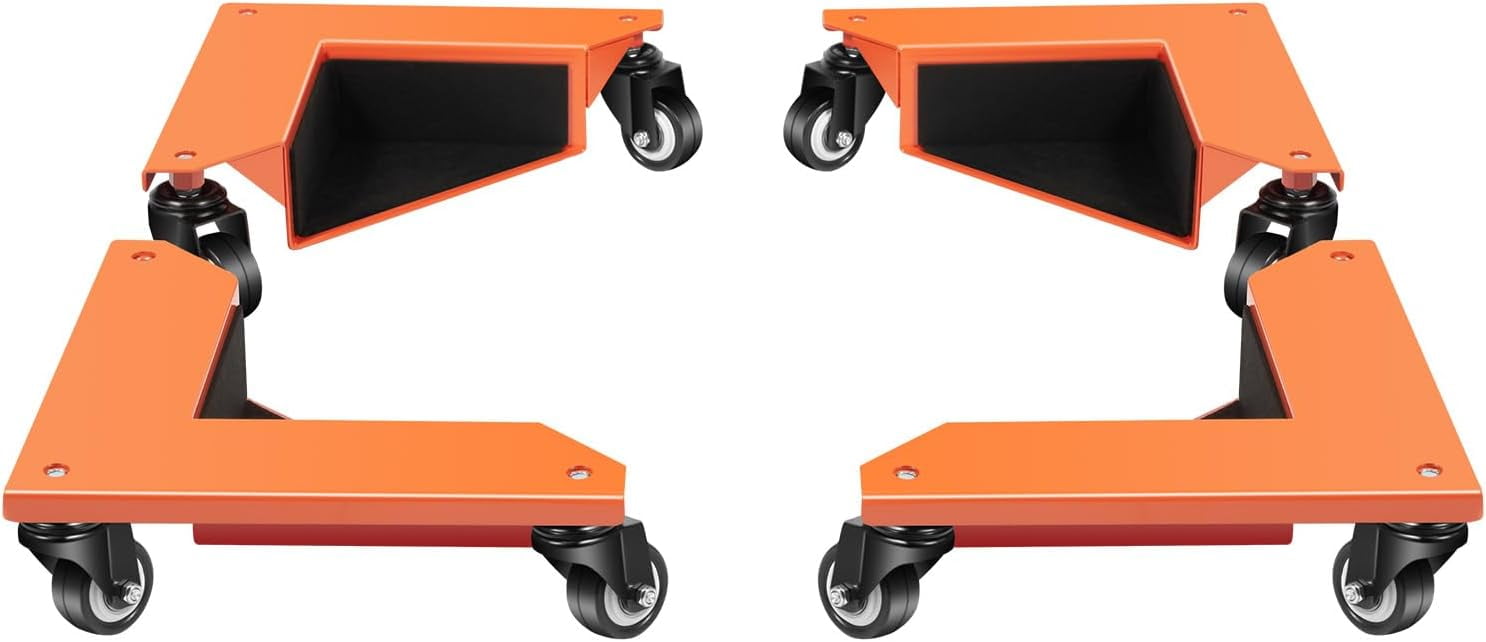 Set of 4 Furniture Dolly Mover Heavy Duty Moving Wheels Casters Desk ...