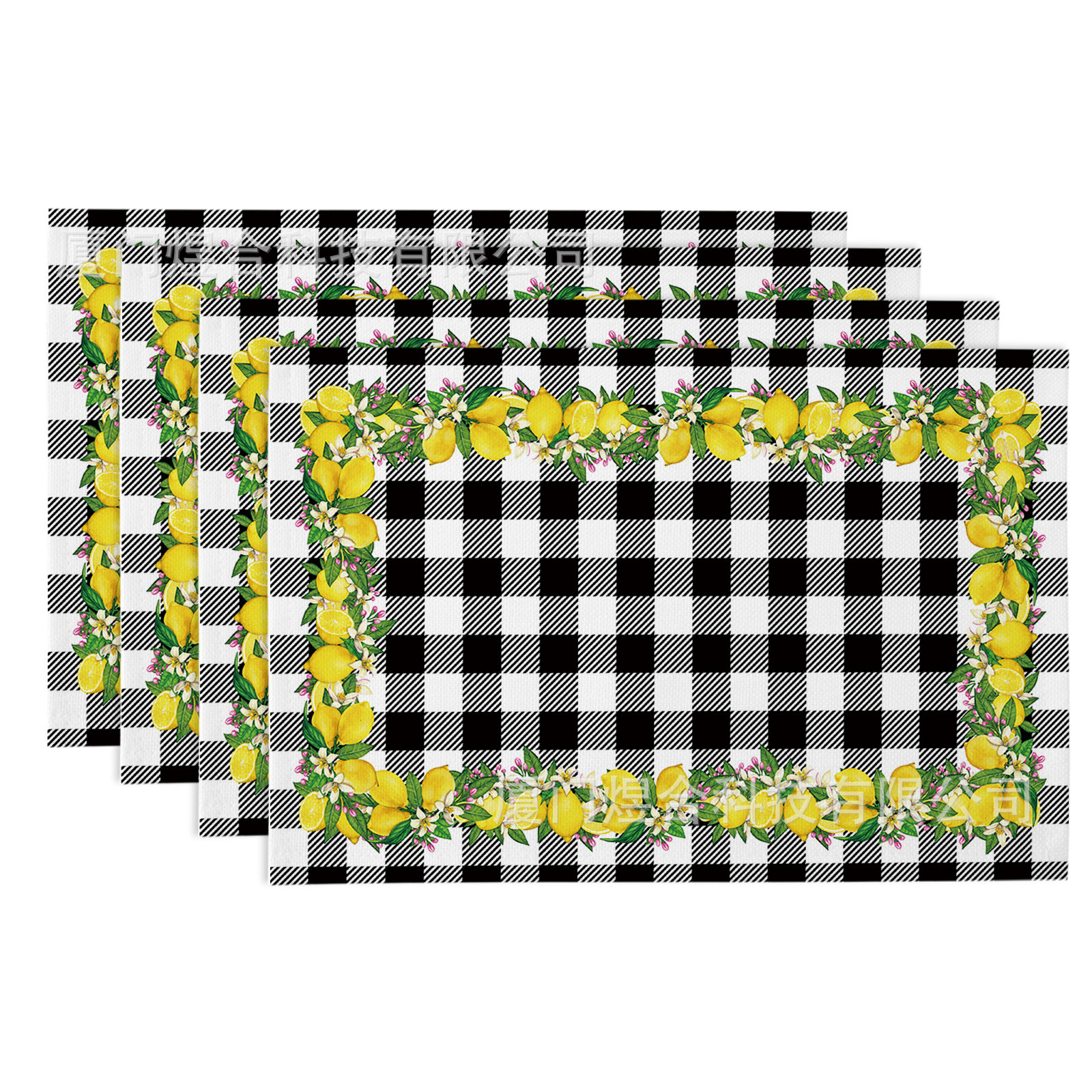 Set of 4 Heat-Resistant Washable Table Mats Placemats 13 X 19 inch ...