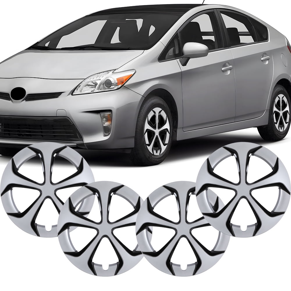 (Set of 4) Hubcap for Toyota Prius 2010-2015,15inch Wheel Rim Cover ...