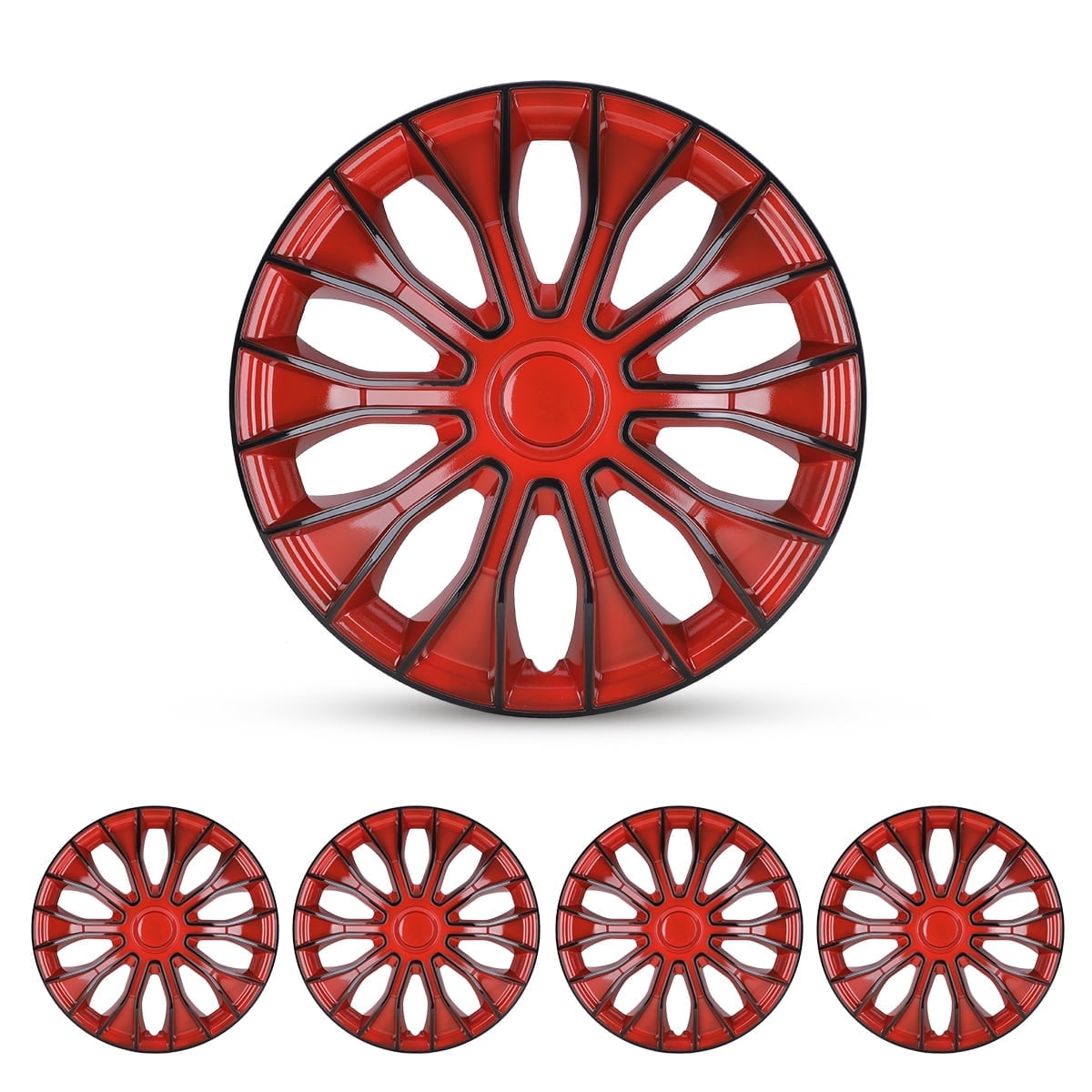14" Set of 4 Hubcap Wheel Cover Replacement Hub Caps Universal Wheel ...