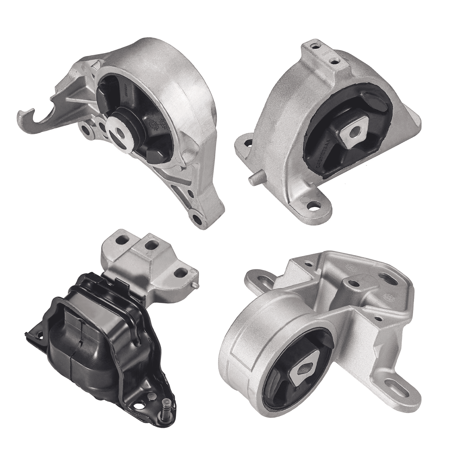 Set of 4 ISA Engine Motor Mounts Compatible with 2001-2007 Chrysler ...