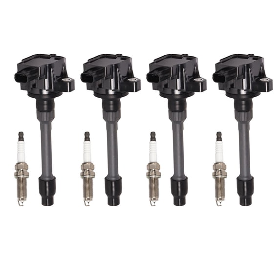 Set of 4 ISA Ignition Coil & 4 Iridium Spark Plug for 2018-2022 Honda ...