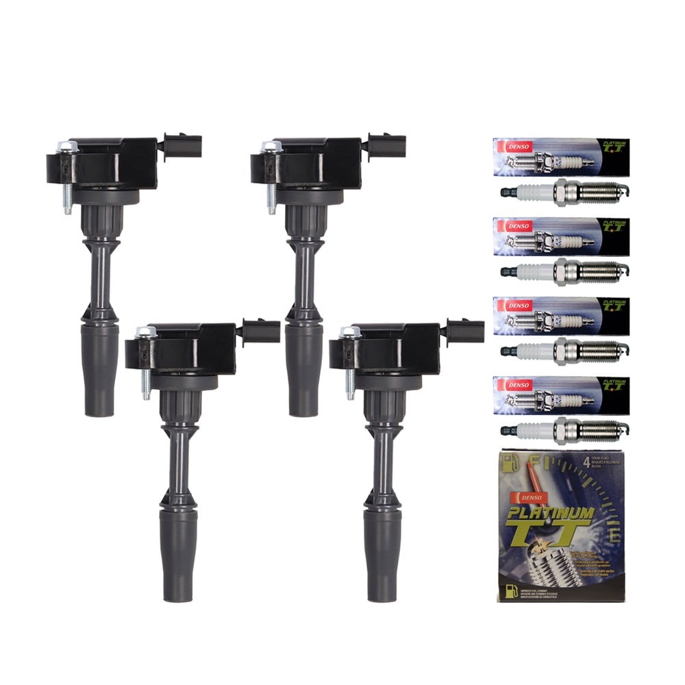ISA Ignition Coil & Denso Spark Plug Set for Cadillac ATS, Chevy ...