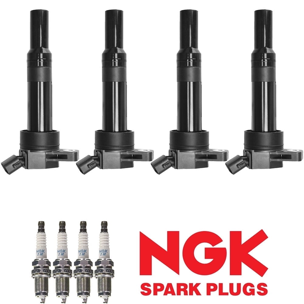 ISA Ignition Coils & NGK Spark Plugs Set for 2012-2029 Kia Soul, Hyundai Elantra, Kia Forte ...