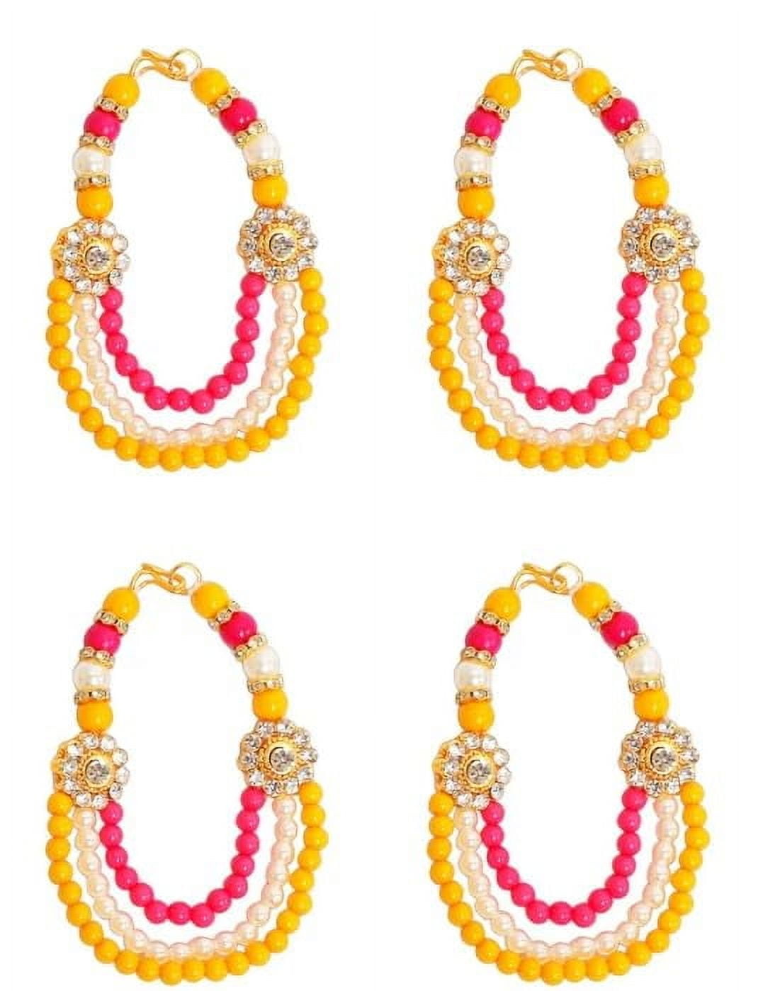 Set of 4 Mala for Laddu Gopal/Devi Maa/Radha Krishna/Indian Traditional ...