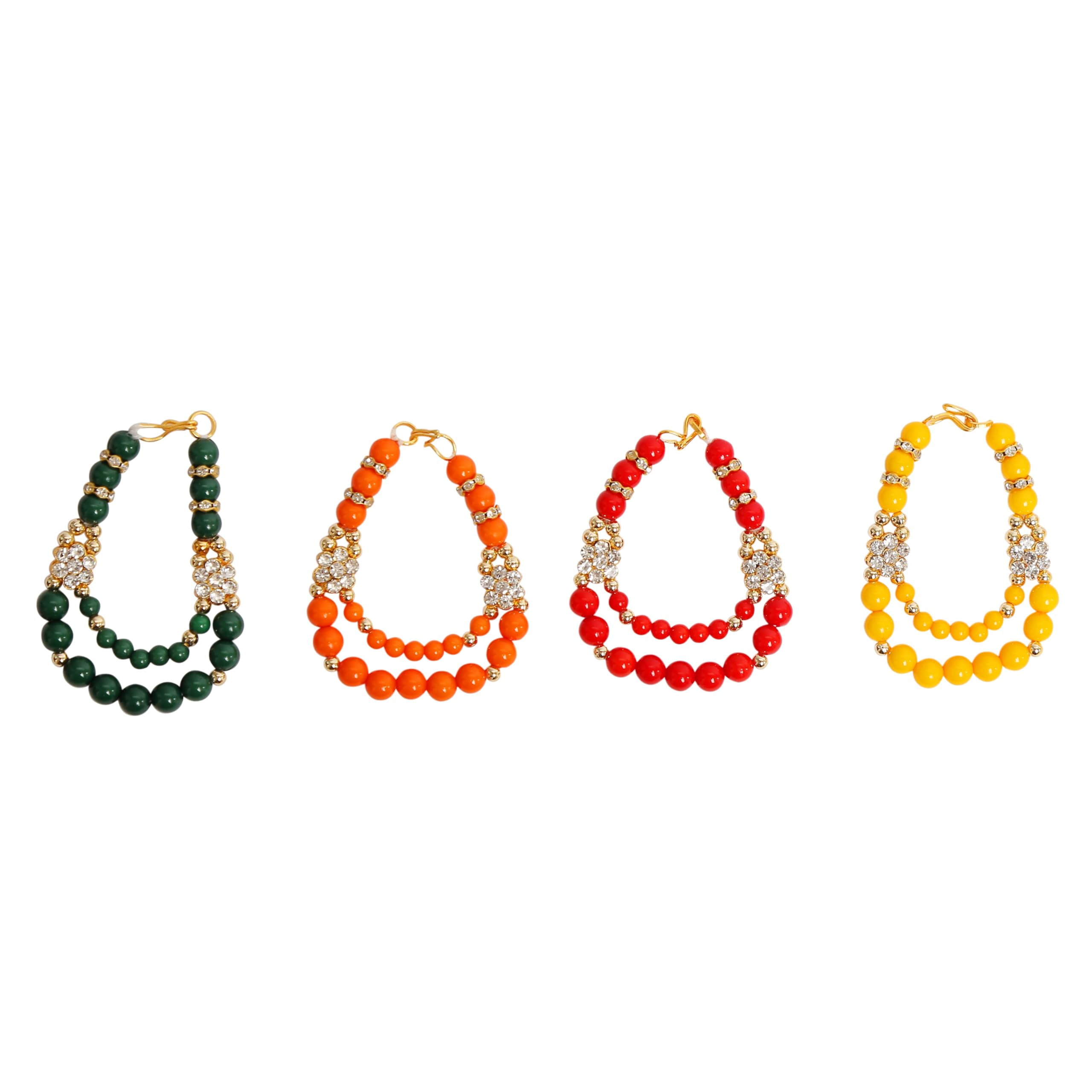 Set of 4 Mala for Laddu Gopal/Devi Maa/Radha Krishna/Indian Traditional ...
