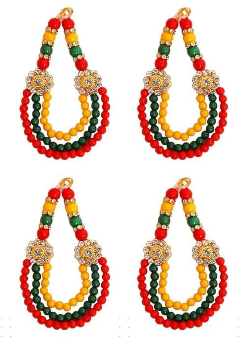 Set of 4 Mala for Laddu Gopal/Devi Maa/Radha Krishna/Indian Traditional ...