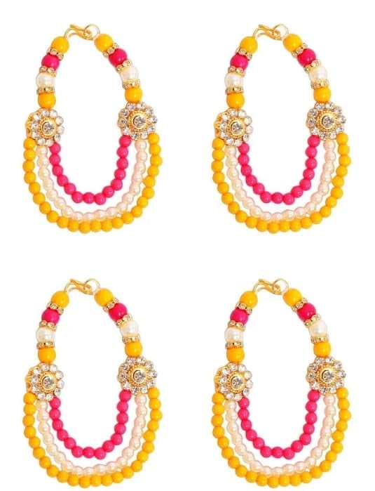 Set of 4 Mala for Laddu Gopal/Devi Maa/Radha Krishna/Indian Traditional ...