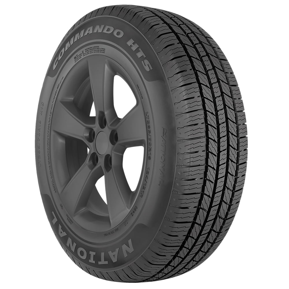 Set of 4 National Commando HTS 255/70R18 113T Tires Fits: 2012-20 Jeep Wrangler Unlimited Sahara ...