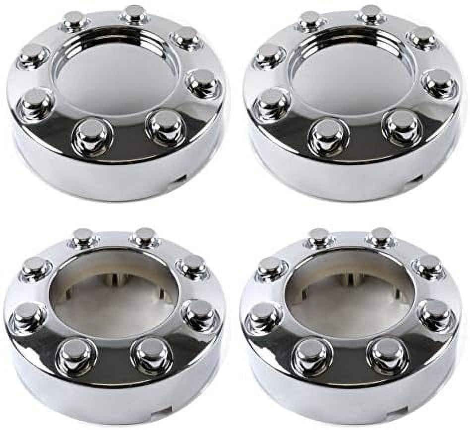 Set of 4 New Chrome 4x4 Wheel Center Caps Replacement for 2005-2018 ...