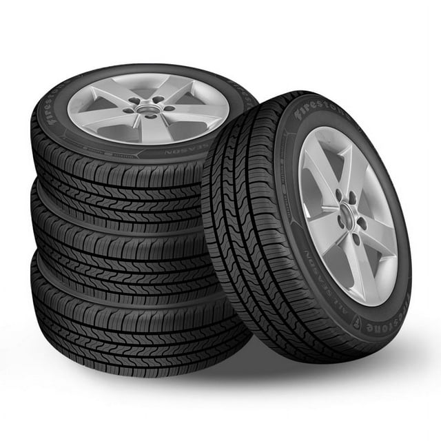 Set of 4 New Firestone All Season 225/60R18 100T Tire Touring 65,000 ...