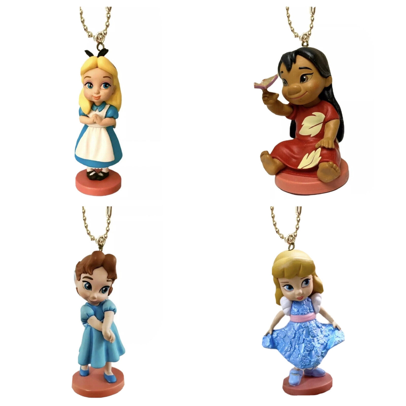 Set 4 Toddler Baby Animator Princess Cinderella Wendy Lilo Alice ...