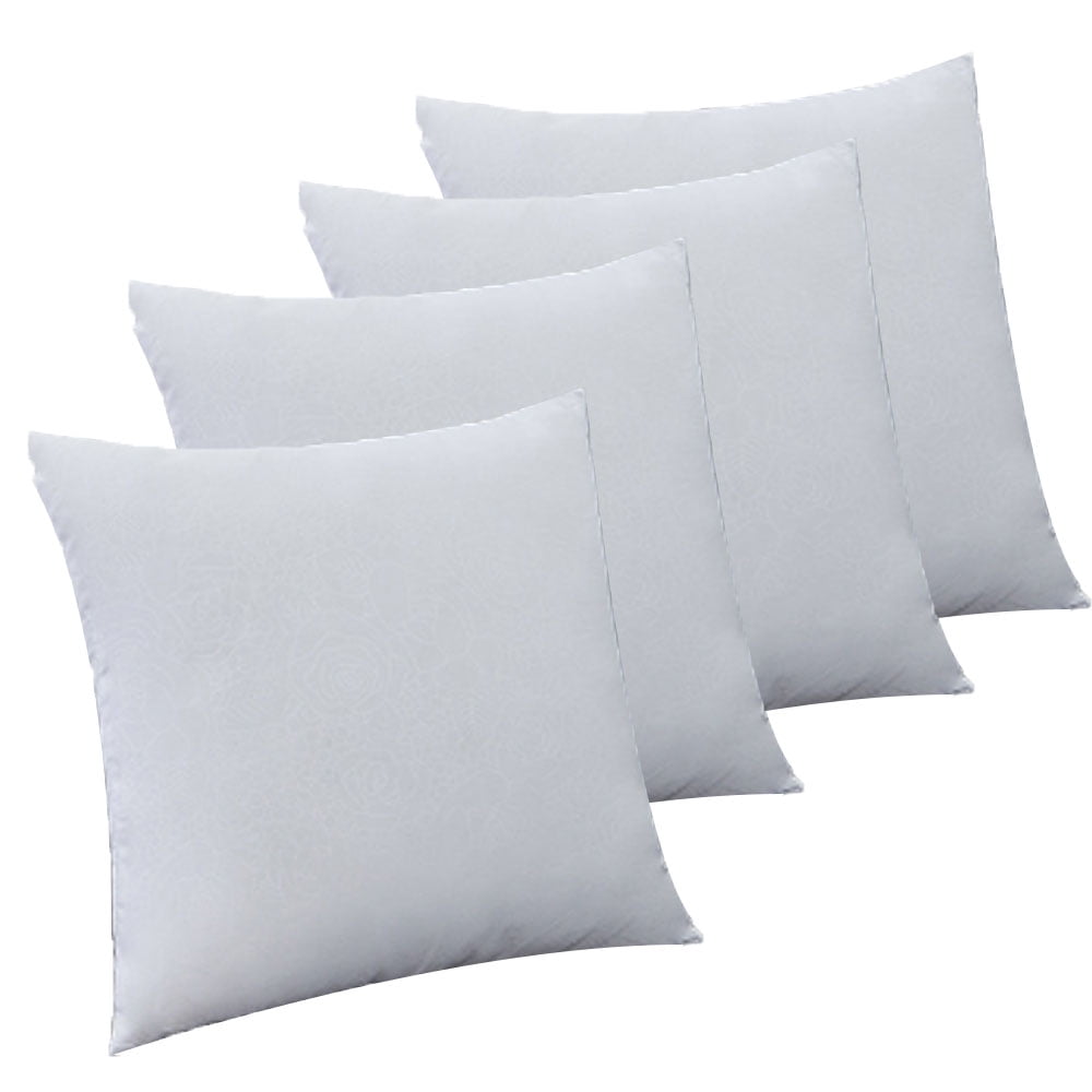 Set Of 4 Waterproof Cushions, 40 X 40 Cm Filling, Outdoor Weatherproof ...