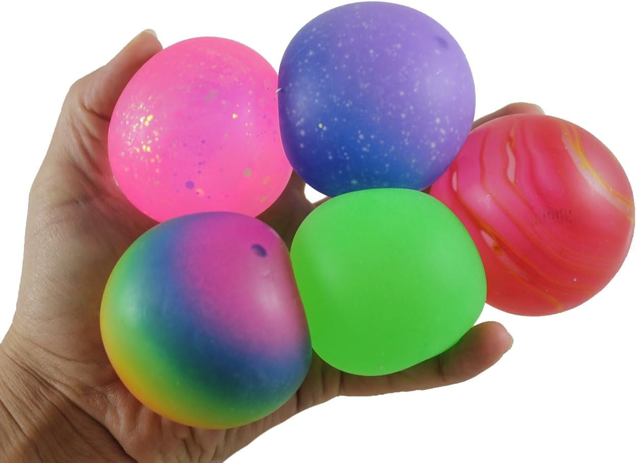 Set of 5 Different Style Sugar Balls - Galaxy/Glitter/Swirl/Rainbow ...