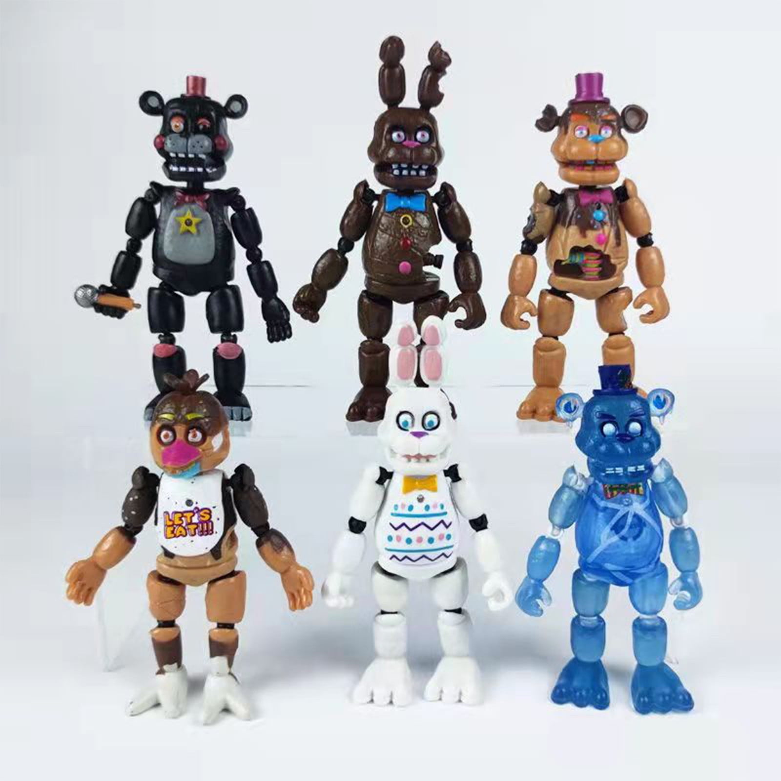 Set of 5 Five Nights at Freddy's FNAF 5.5" Articulated Action Figure ...