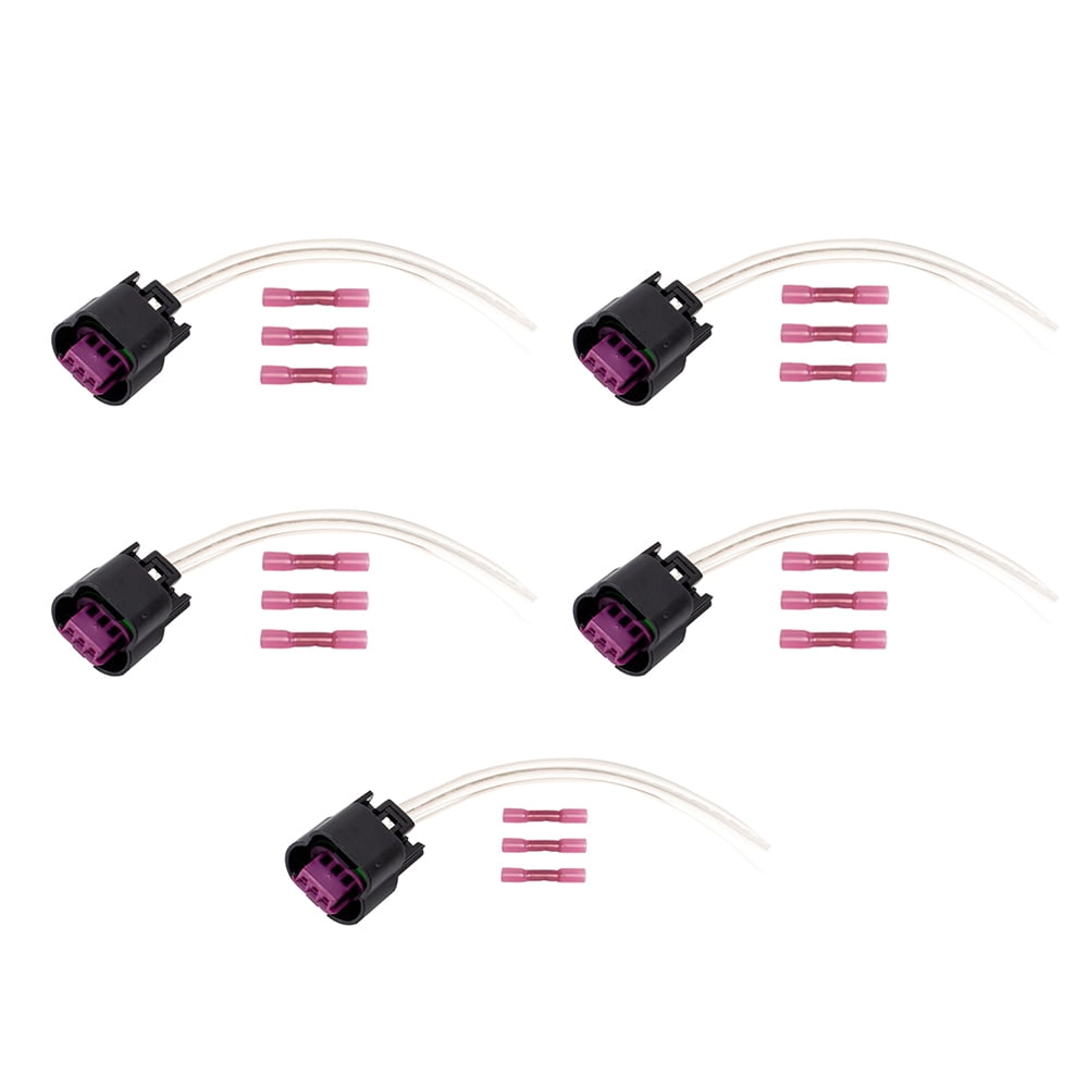 Set of 5 ISA Ignition Coil Connector for 2002-2012 Chevrolet Colorado 2004-2012 GMC Canyon 2006 ...
