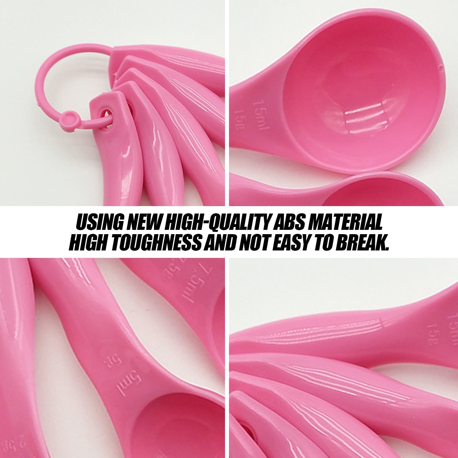 Set 5 Kitchen Tool Teaspoons For Measuring Drying And Liquid Quantity ...