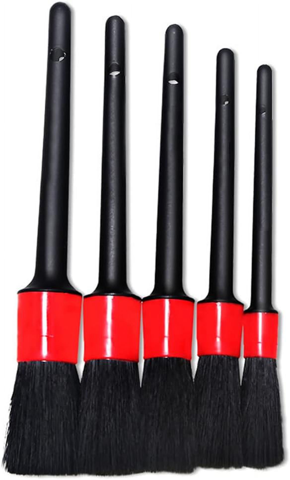 Set of 5 Ultra Soft Brushes, Car Detailing Brush, Car Cleaning Vents ...