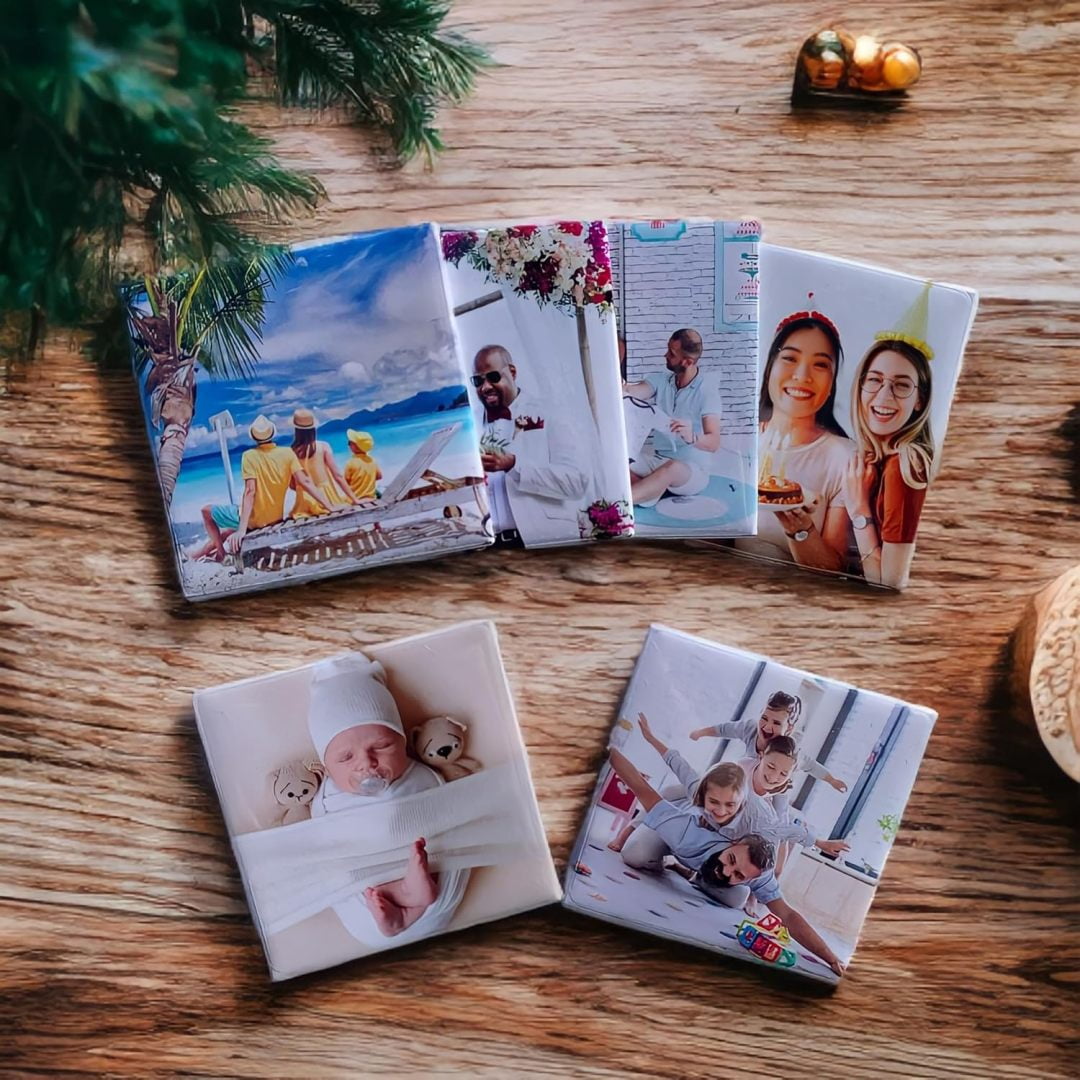 Set of 6 Custom Photo Magnets, Personalized Gifts, Holiday Keepsakes ...