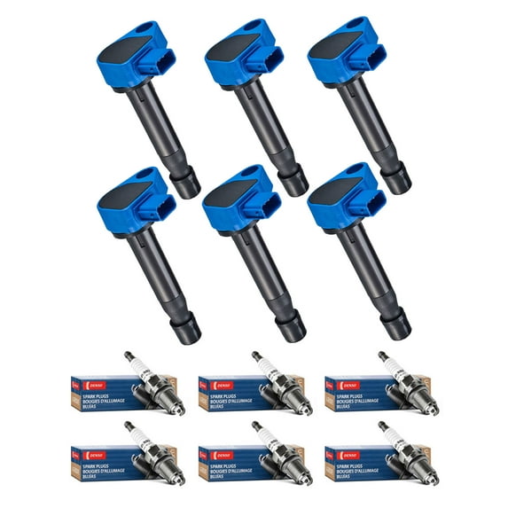 Set of 6 ISA High Performance Ignition Coils and 6 Denso Spark Plugs ...
