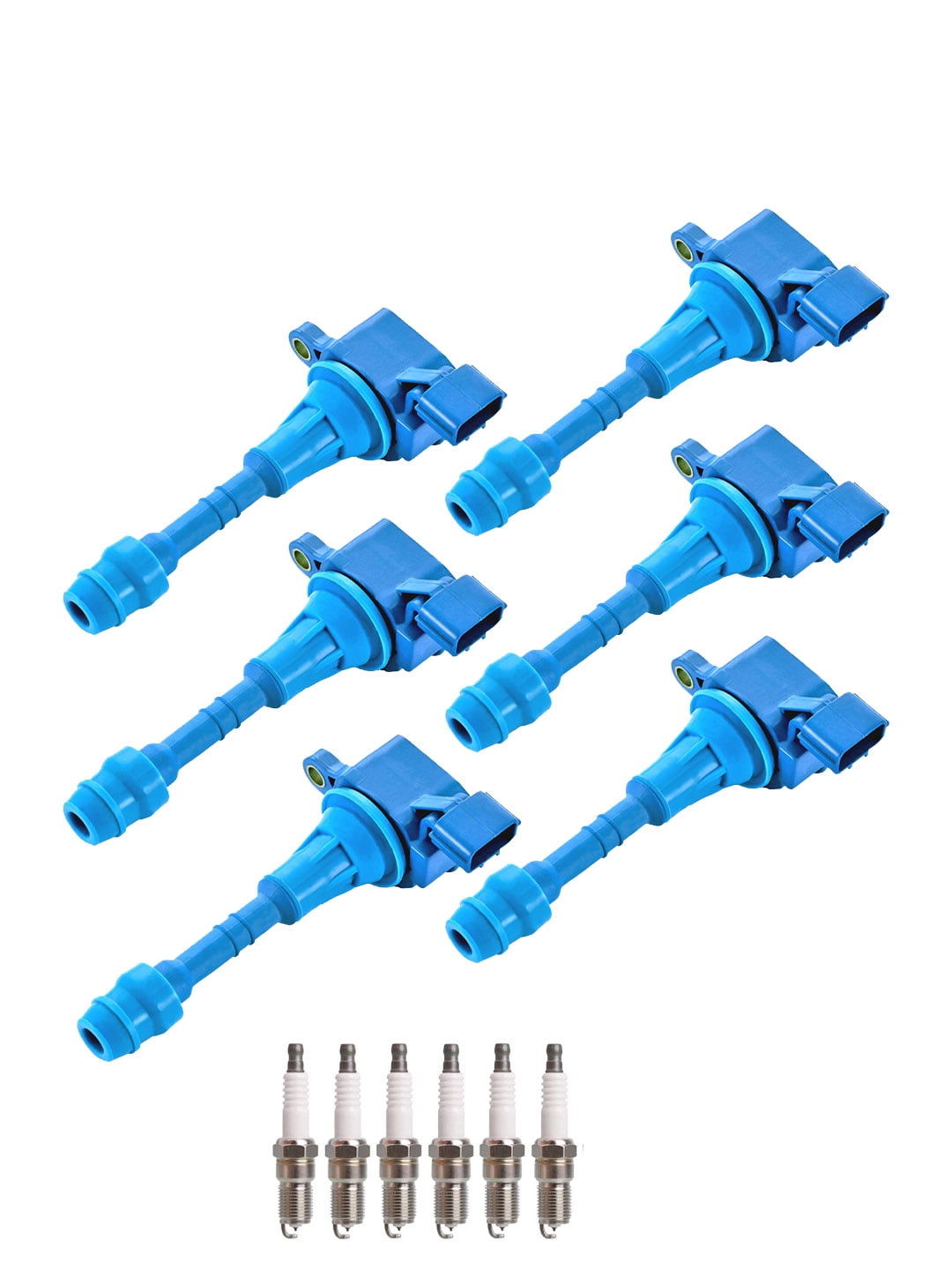 Set of 6 ISA High Performance Ignition Coils + 6 Spark Plugs ...
