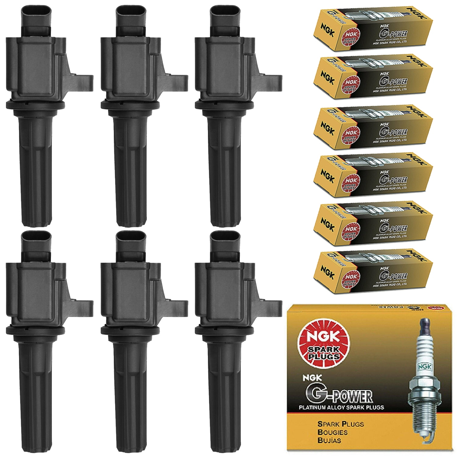 ISA Ignition Coils & NGK Spark Plugs Kit for Chevy, 2006-2009 ...