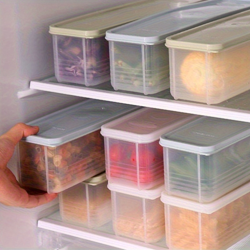 Set of 6 Pasta Storage Containers with Lid Airtight Spaghetti Noodle ...
