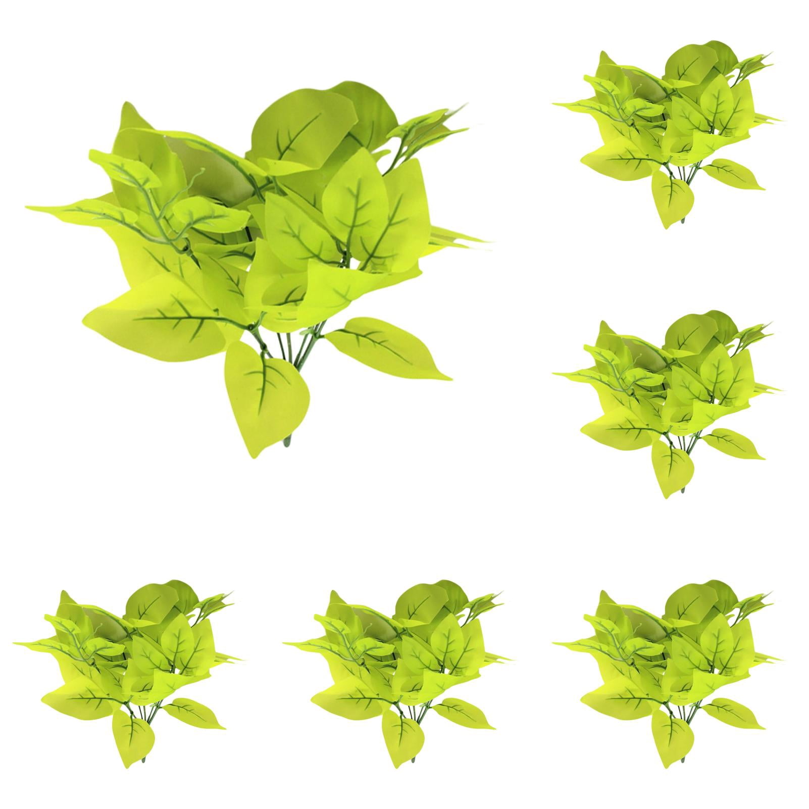 Set of 6 Realistic Artificial Greenery Stems for Decoration, 13 Inch ...