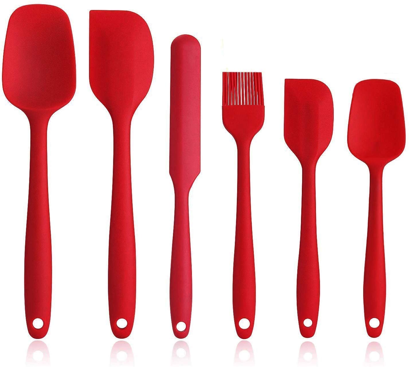 Farberware Professional Red Mini Beech Wood Handle Spatula Set ...