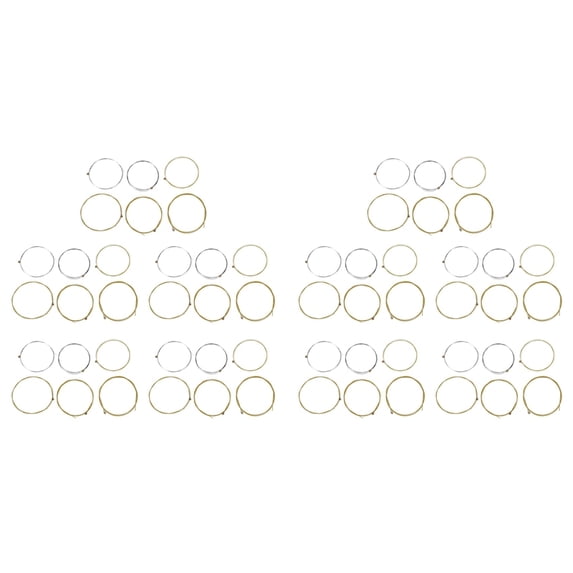 Set 60 Metal Strings for Acoustic Guitar 1 Meter 1M New - Walmart.com