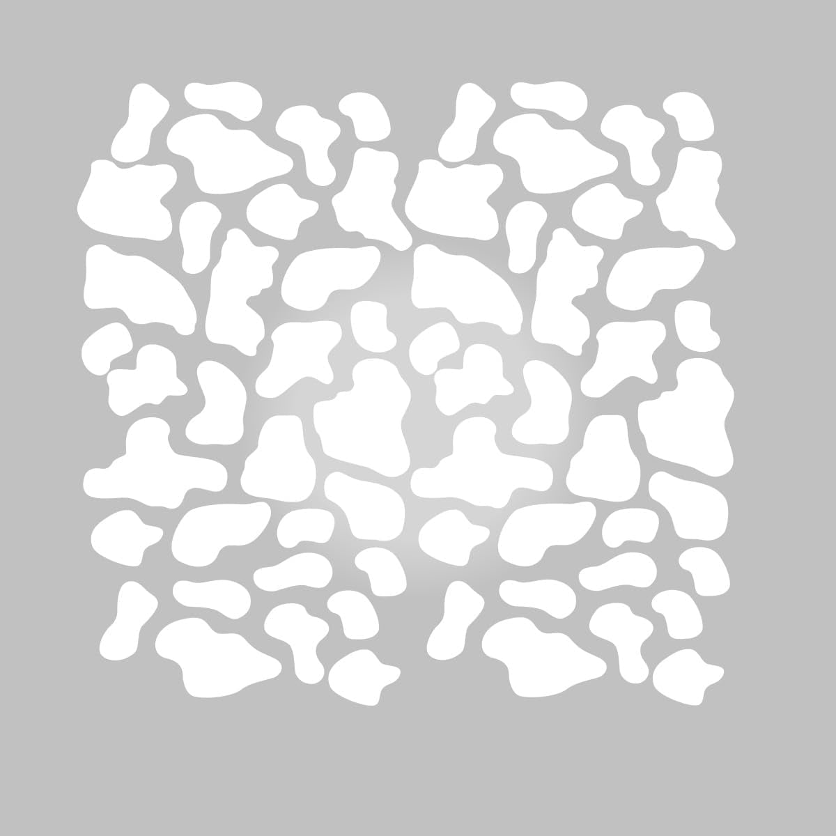 Set of 64 Vinyl Wall Art Decal - Cow Pattern - Cows Spots Adhesive ...