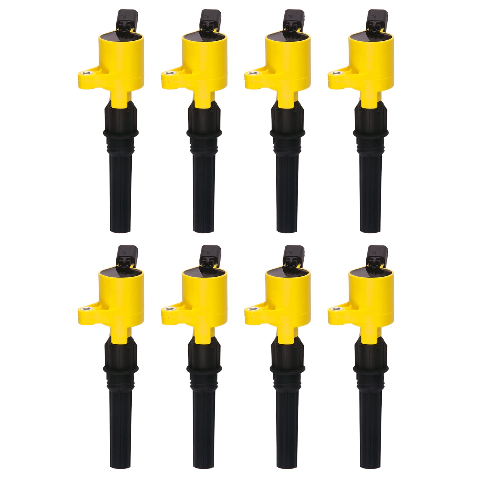 Set of 8 Brand New Yellow Compatible Ignition Coil DG508 C1417 COP9 ...