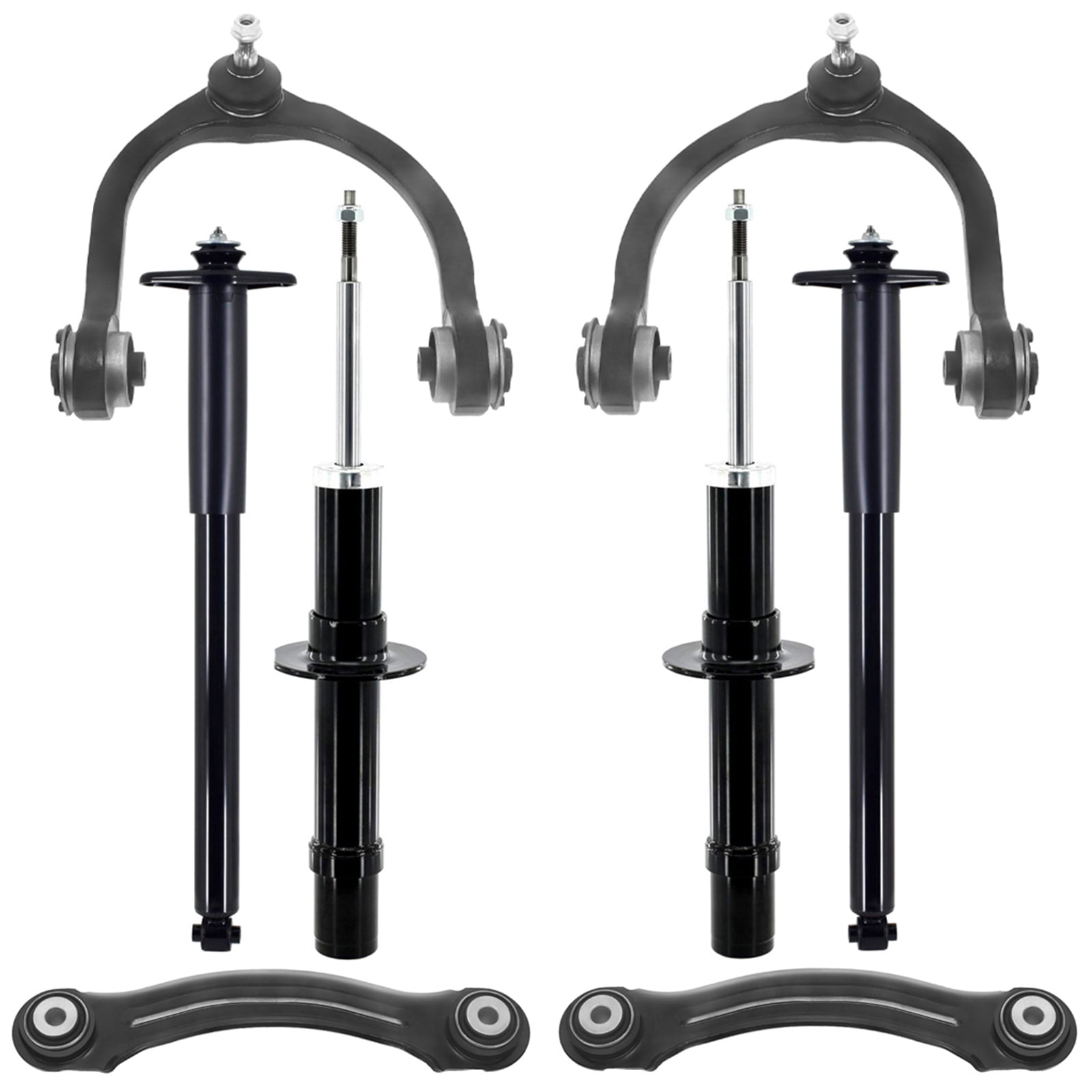 Set of 8 Front Upper Control Arm Ball Joint-Suspension Strut Assembly ...